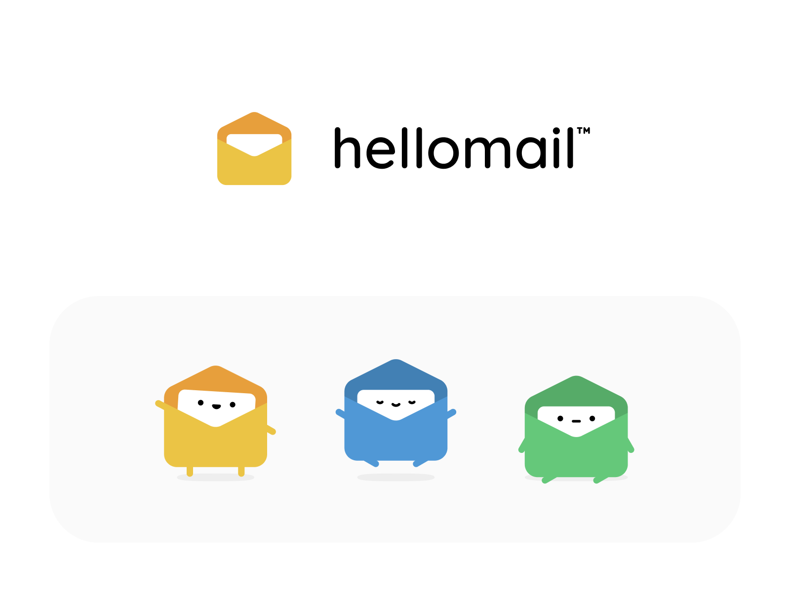 Characters & Icons for Hellomail by Steve Crosby on Dribbble