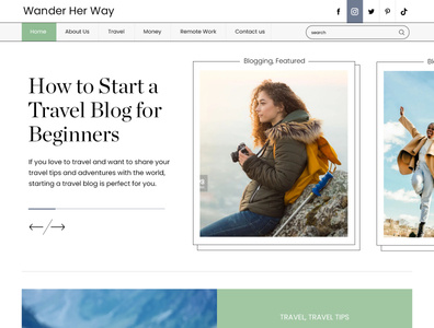 Wander Her Way by UI/ UX designer on Dribbble