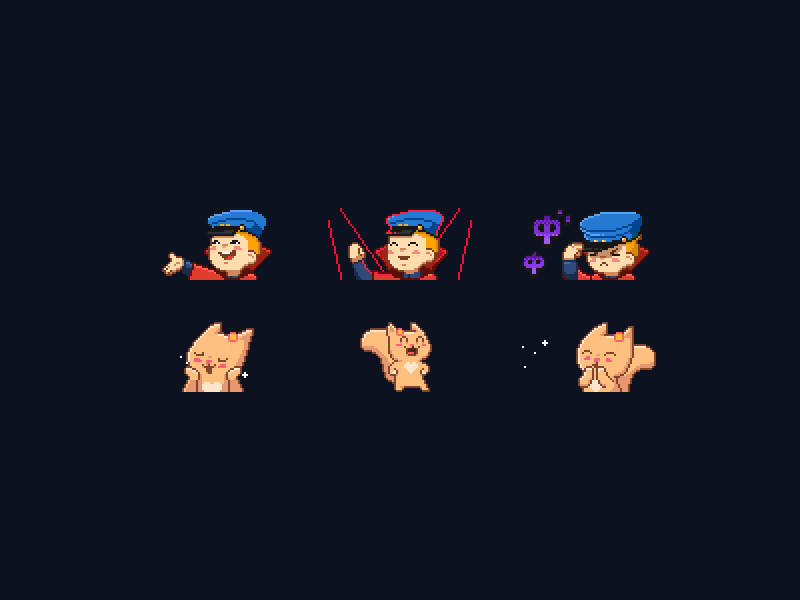 Random Emotes by Savely Wolf on Dribbble