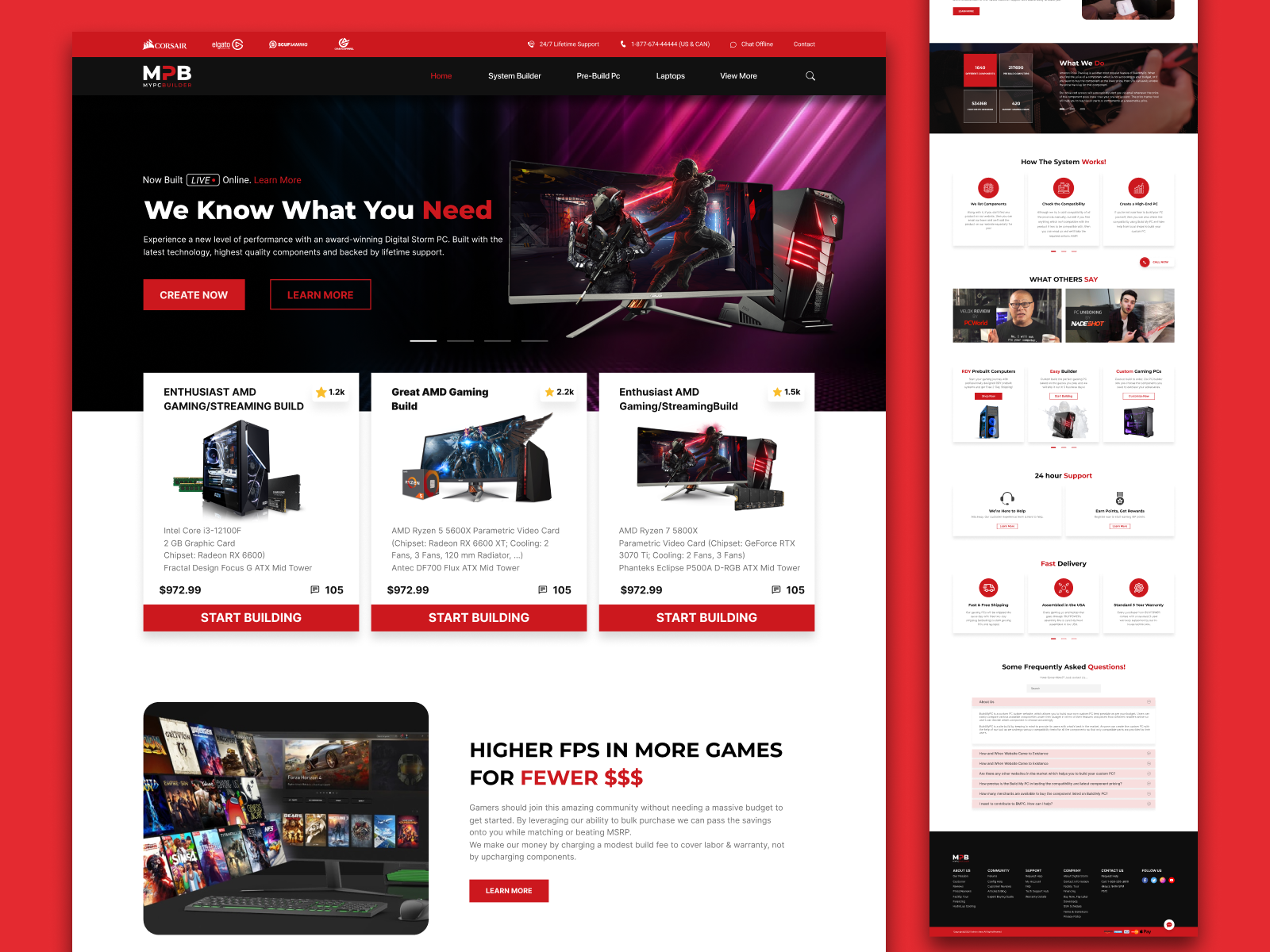 Gaming Computer E-Commerce Website • UI/UX Design by UMMY AMERIN ASHA ...