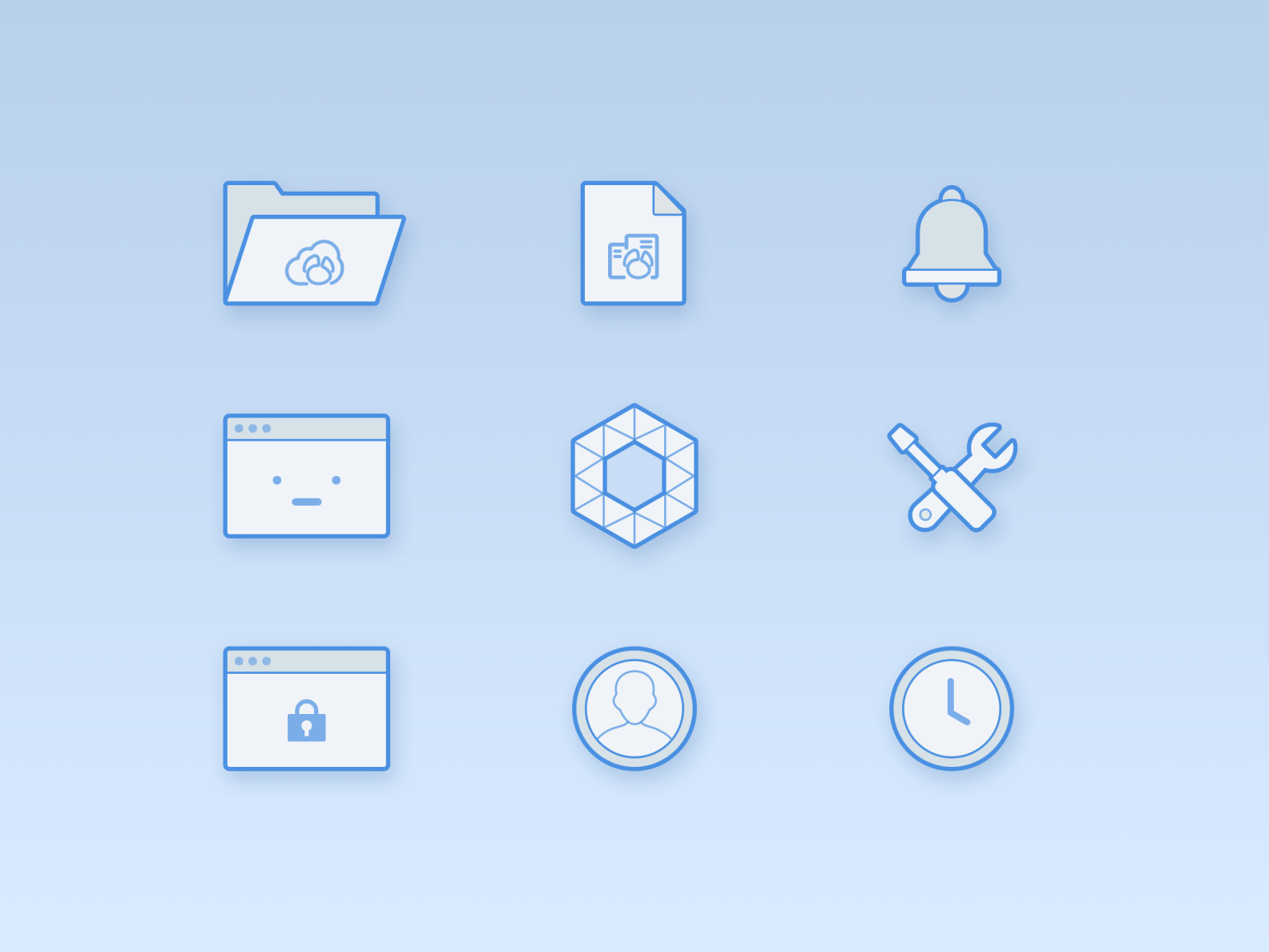 Empty State Icons by Emily Tang on Dribbble