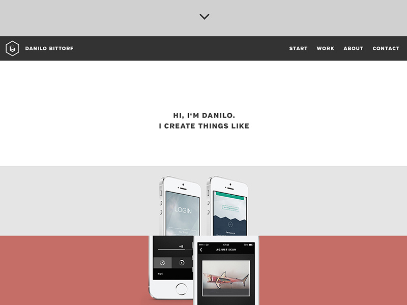 Website Draft by Danilo Bittorf on Dribbble