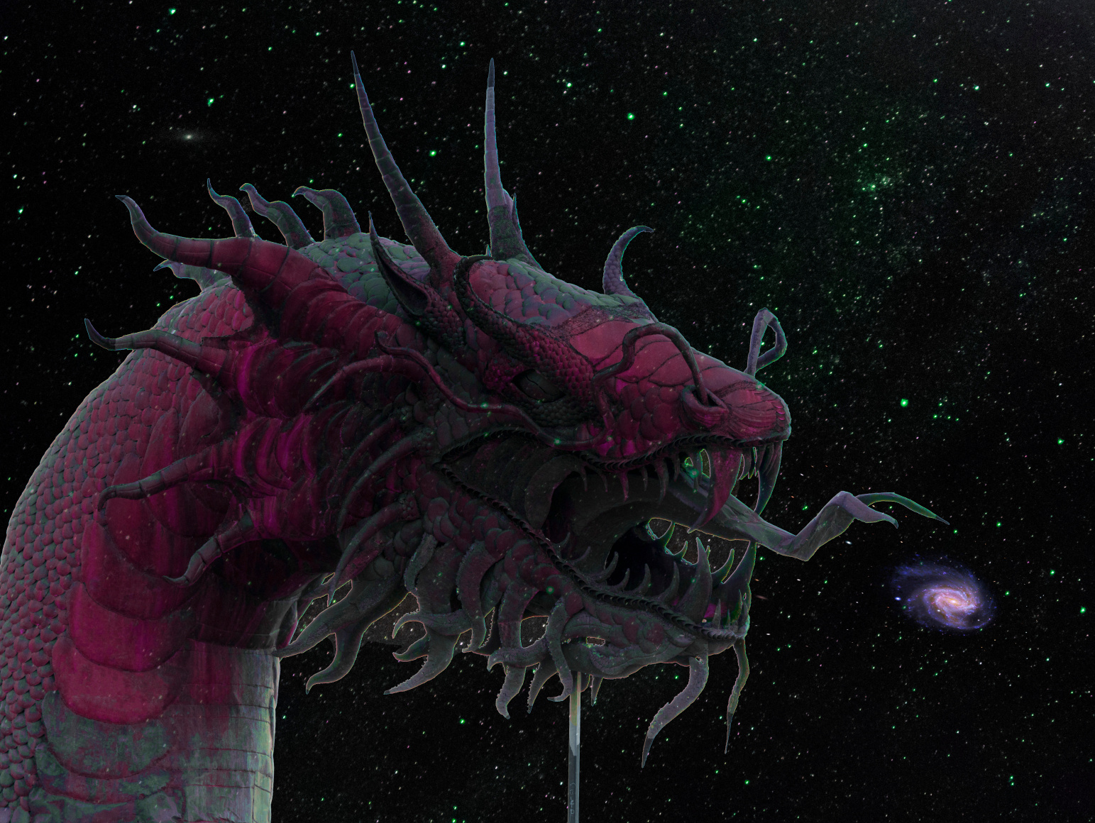 Photoshop - Space Entity by Jade Chaves on Dribbble