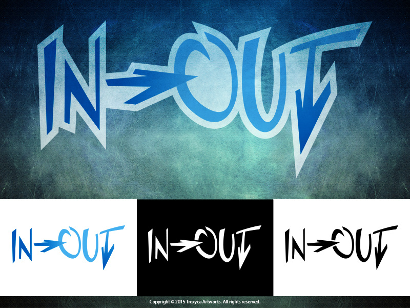 In-Out Logo by Trexyca Artworks on Dribbble