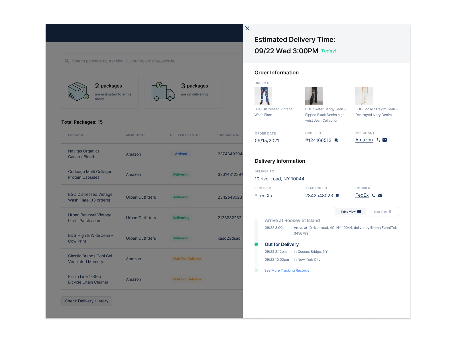 Dashboard Drawer by Yiren Xu on Dribbble