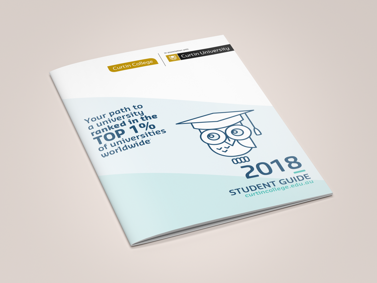 Curtin College Student Guide by SarahJee on Dribbble