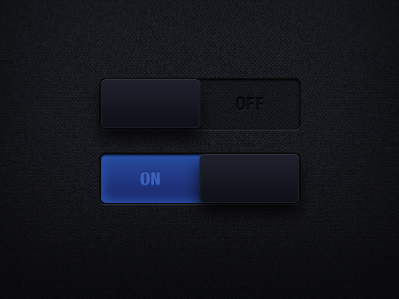 Switches x 2 (free psd) by Dennis Terrey on Dribbble