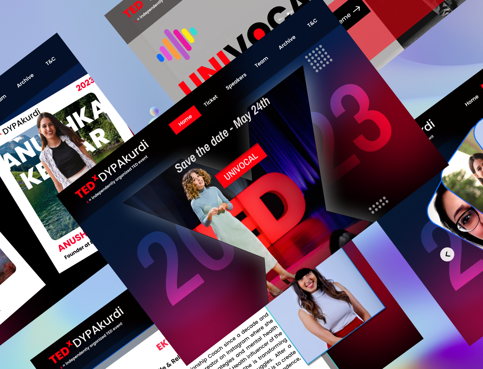 TEDxDYPAkurdi by Vaishnavi Mokadam on Dribbble