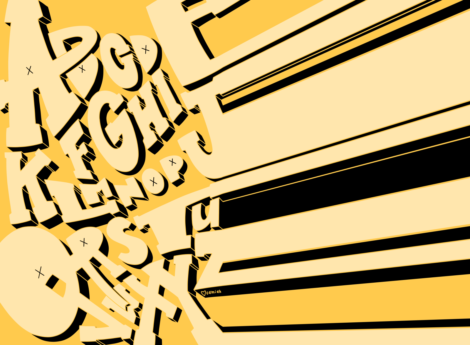 Alphabet by Cam Palu on Dribbble