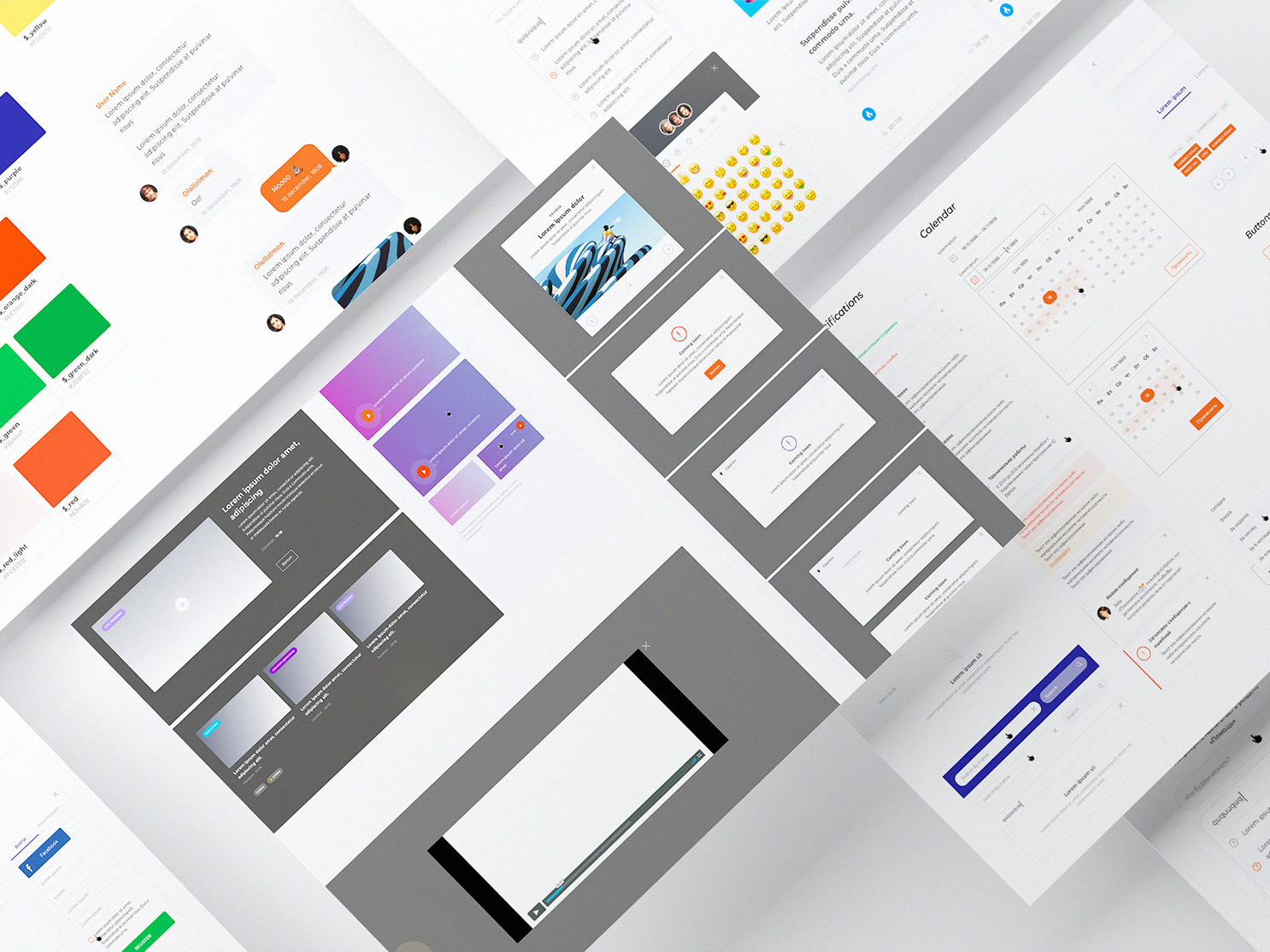 ui elements by Shaihin on Dribbble
