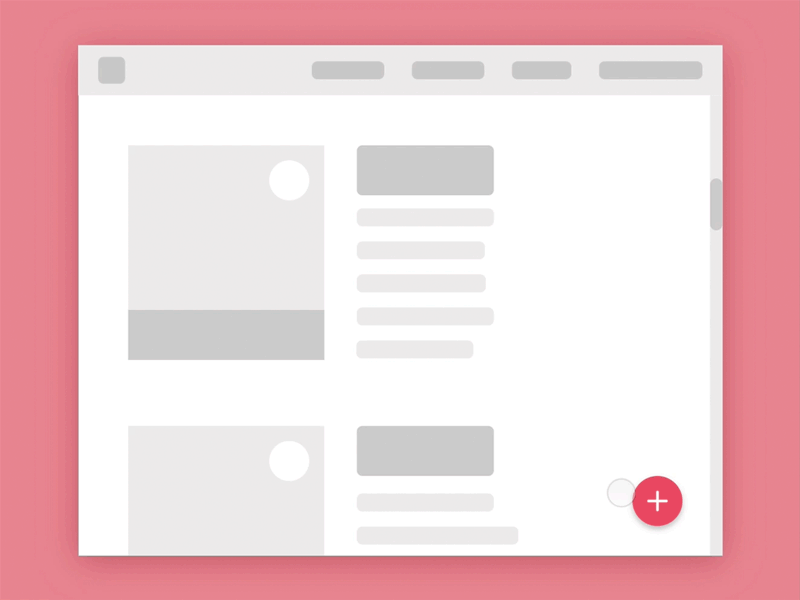 Floating Action Button (FAB) for more option by Geunbae "GB" Lee on ...