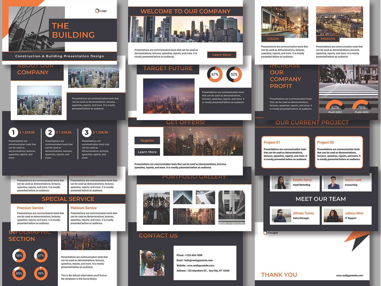 Modern The Building Presentation by AS Studio on Dribbble