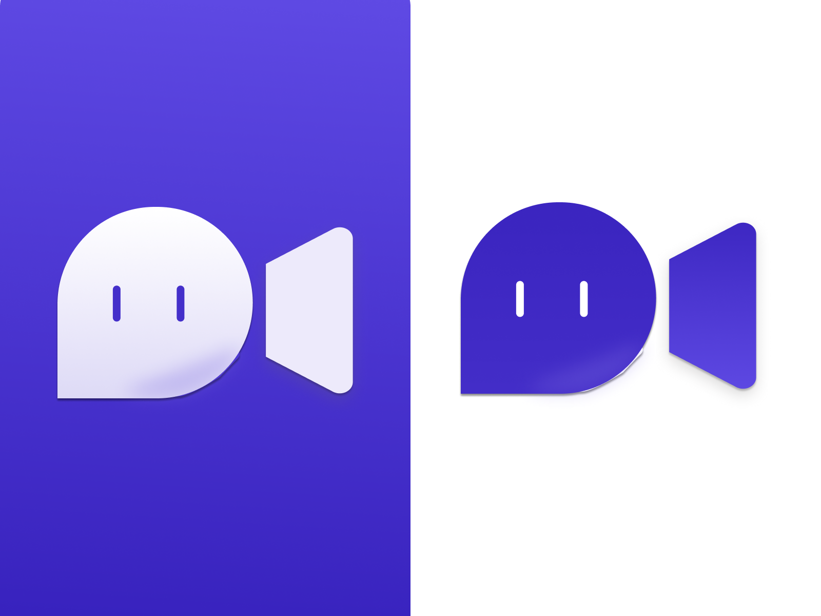 video chat logo by sumit designs on Dribbble