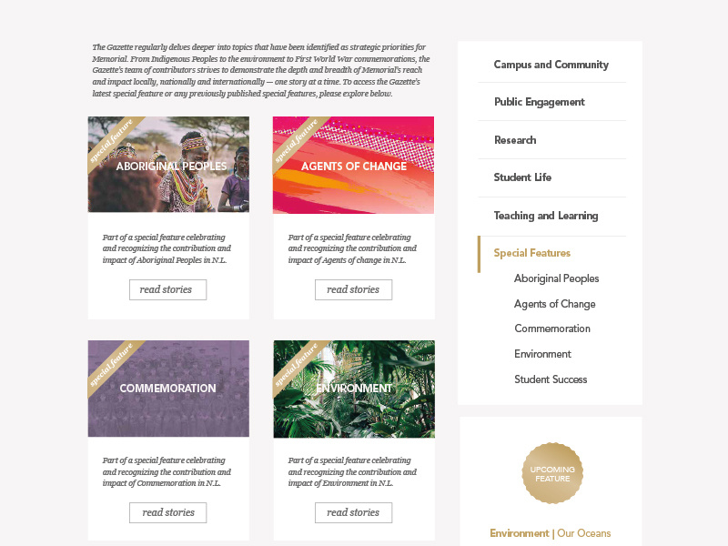 Special Feature - Gazette Update by Jacqui Baggs on Dribbble