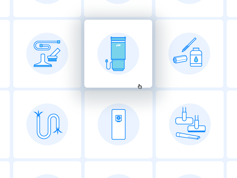 Central Vacuum System Icons by Donan Gallagher on Dribbble