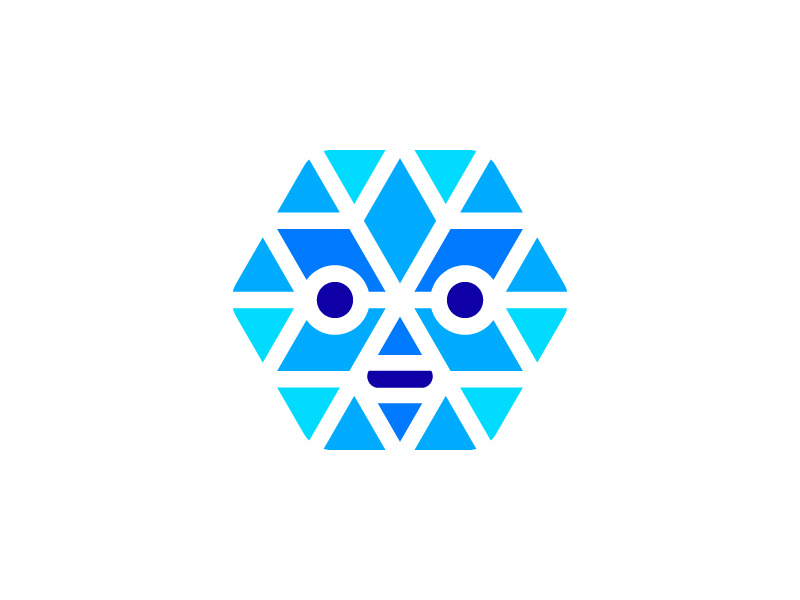 Snowbot logo ️️ + 🤖 by Vadim Carazan on Dribbble