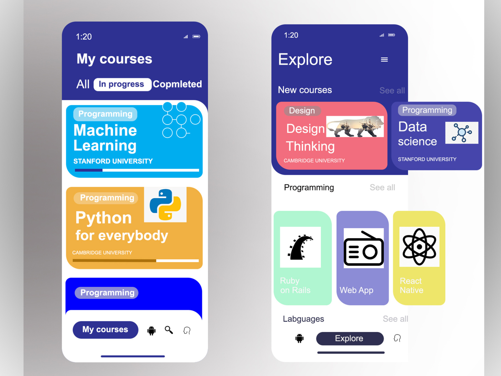 Dribbble - Mobile ui.jpg by Abhishek Pandey