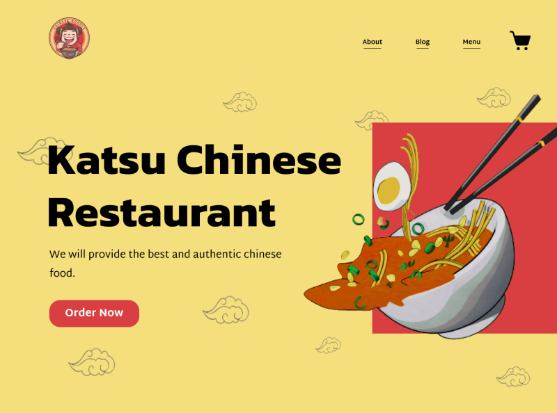 Chinese Restaurant UI design. by Krunal012 on Dribbble