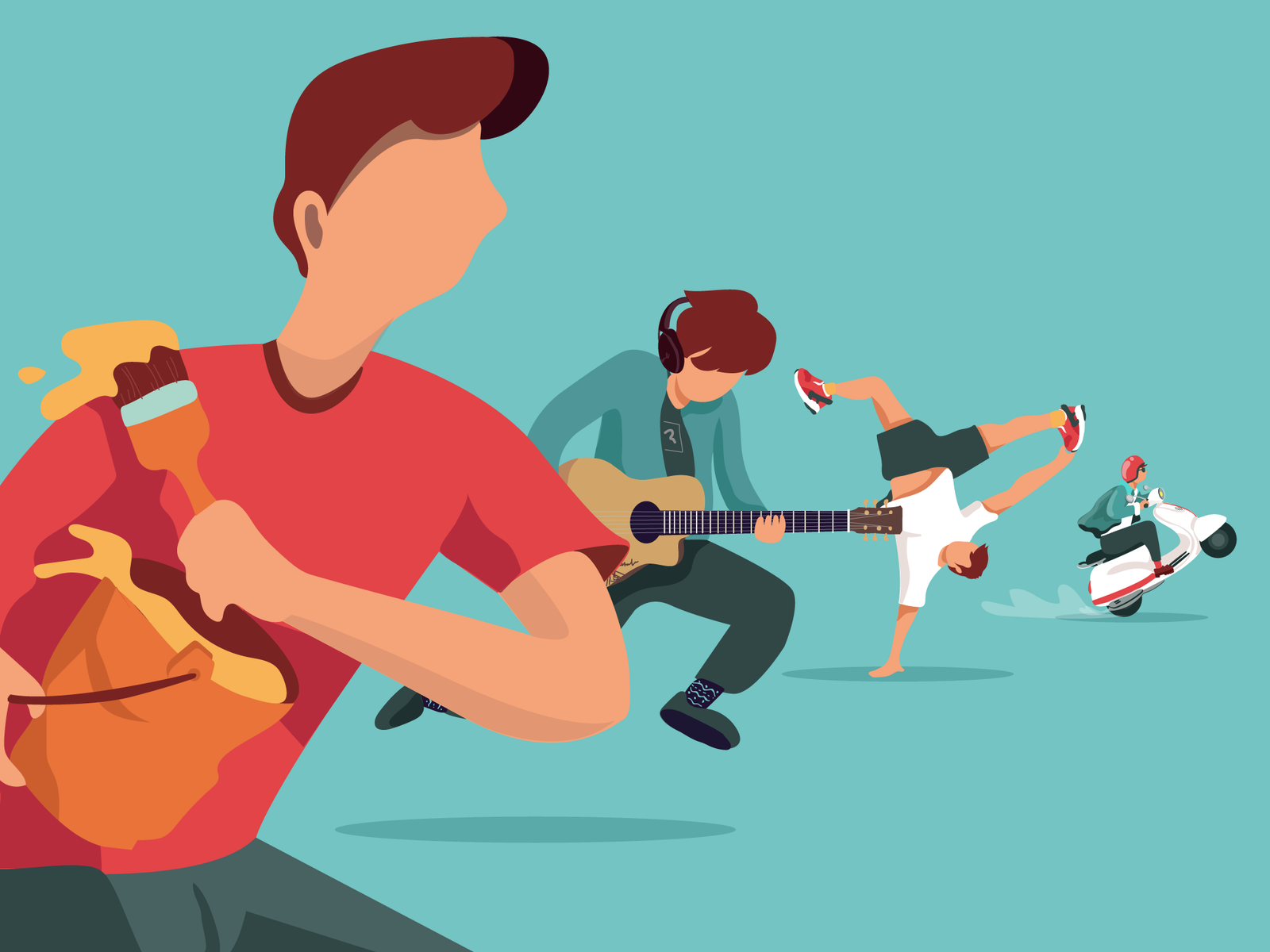 What I'd like to do beside drawing :P by Wisangga Pranata on Dribbble