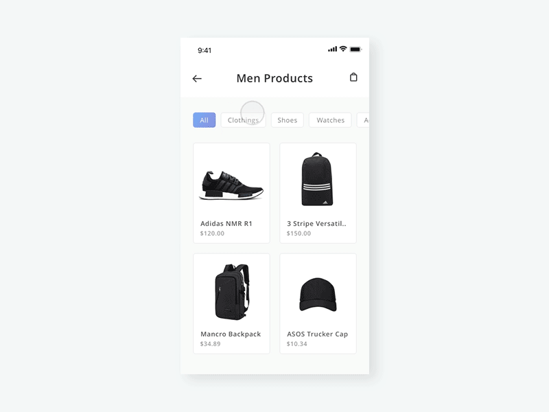 Exploration - Ecommerce app by Aldi pratama on Dribbble