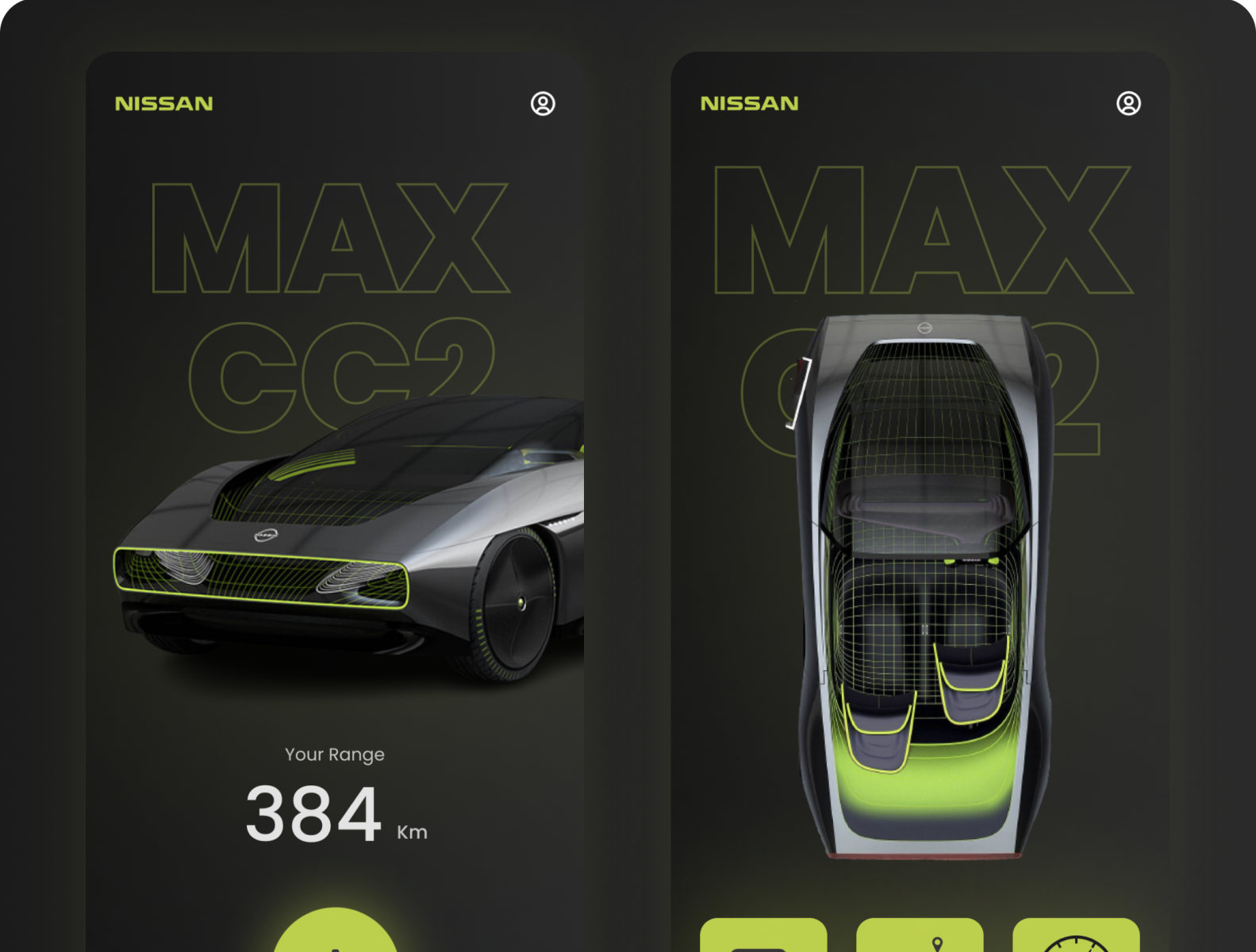 Electric Car App Interface by Gunika on Dribbble