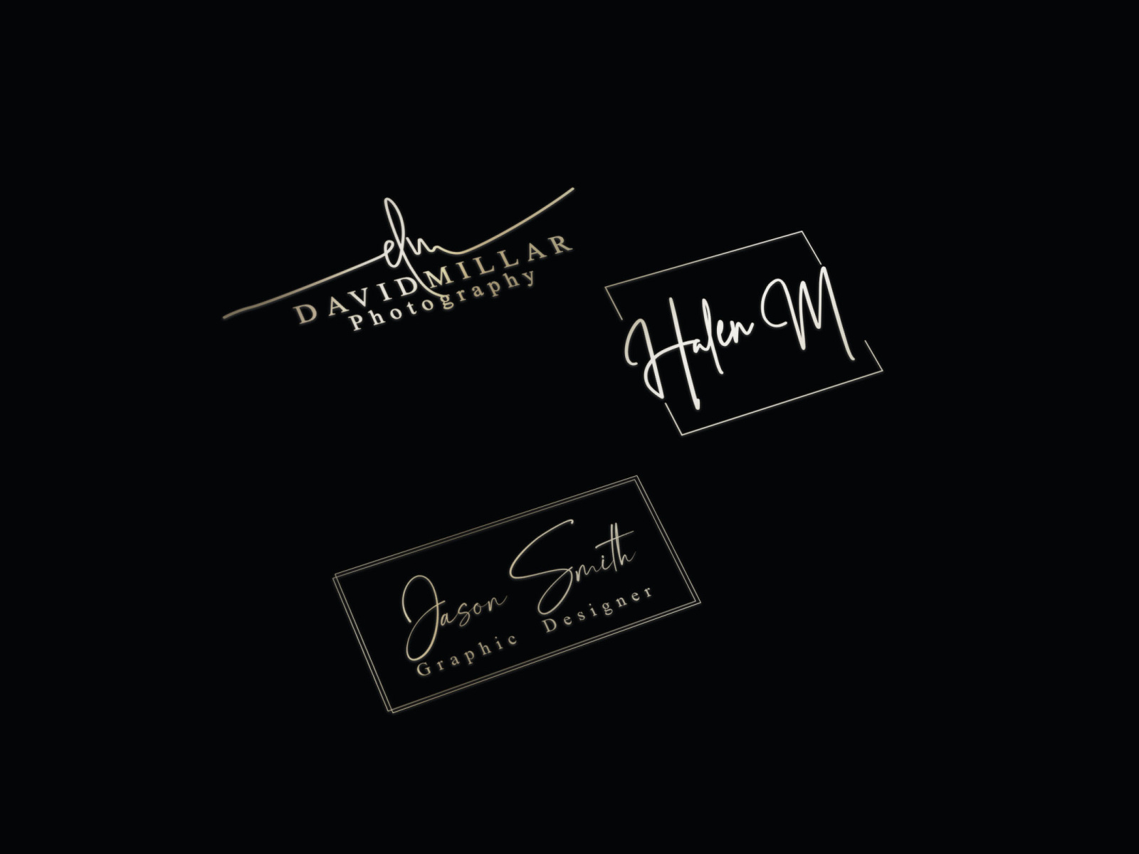 Signature logo by Asma Noreen on Dribbble