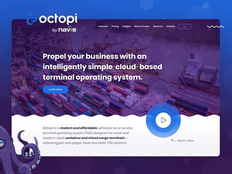 Octopi by Navis web design and development by Finsweet on Dribbble