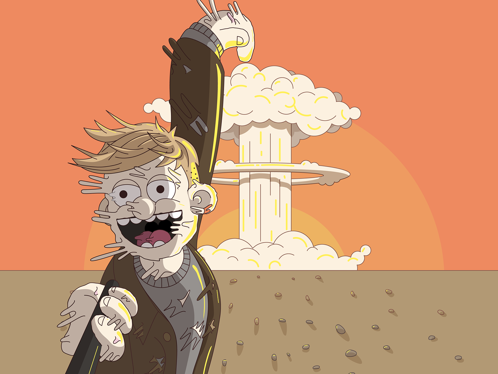 Self-ie-Destruction by Pablo Lago on Dribbble