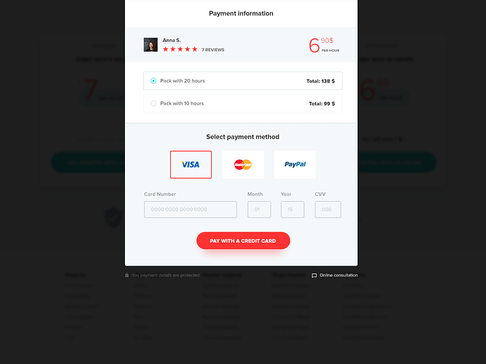 Pricing Table by Artem Tereschenko on Dribbble