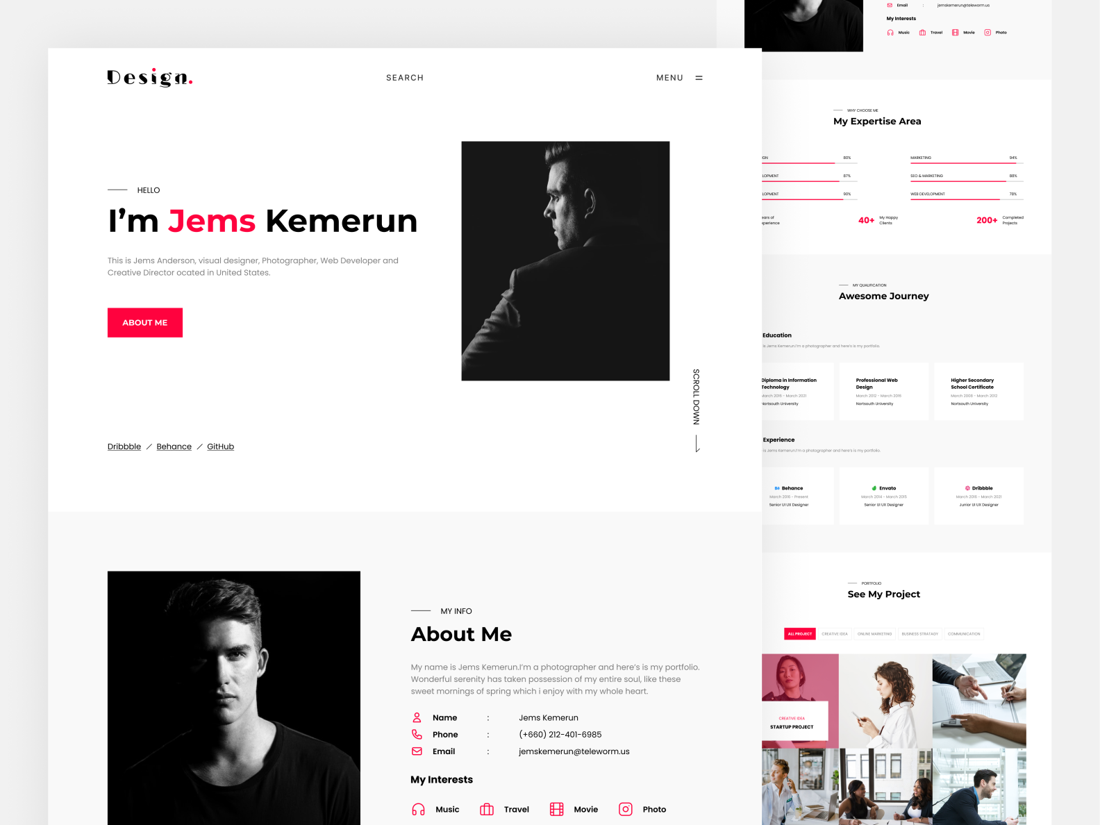 Sites by Matt Reider | Dribbble