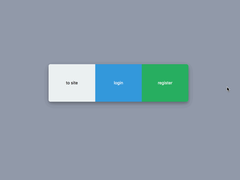 animated buttons by Sam Apostel on Dribbble