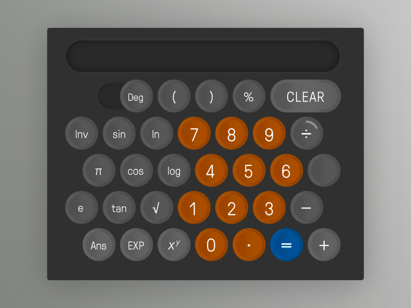 Daily UI - Calculator - 004 by John Maitland on Dribbble