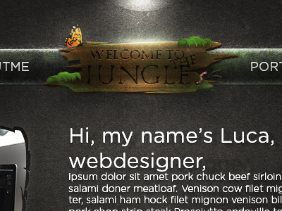Welcome to the Jungle by Luca Ferrone on Dribbble