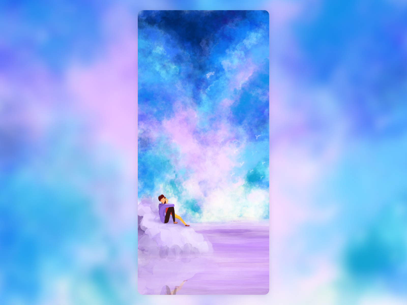 overflow with clouds scud across space by Sherry668 on Dribbble