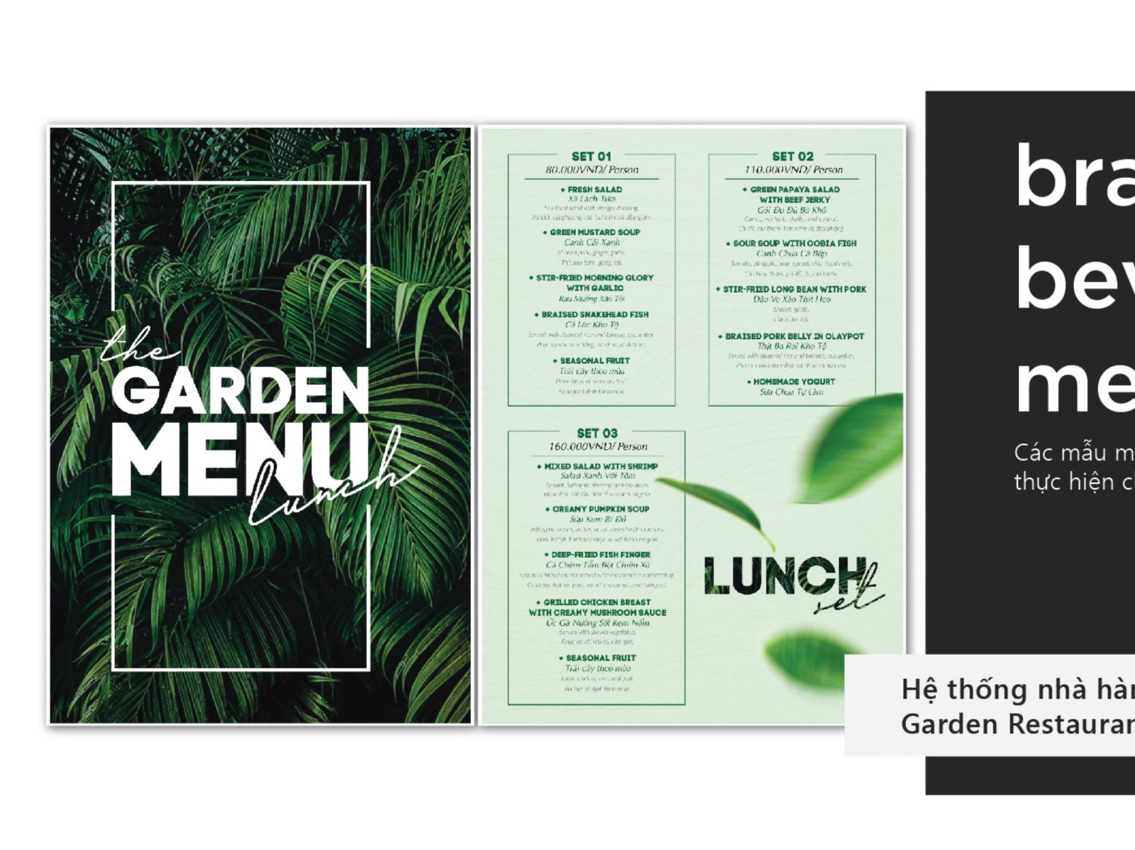 garden restaurant demo food menu by Swings on Dribbble