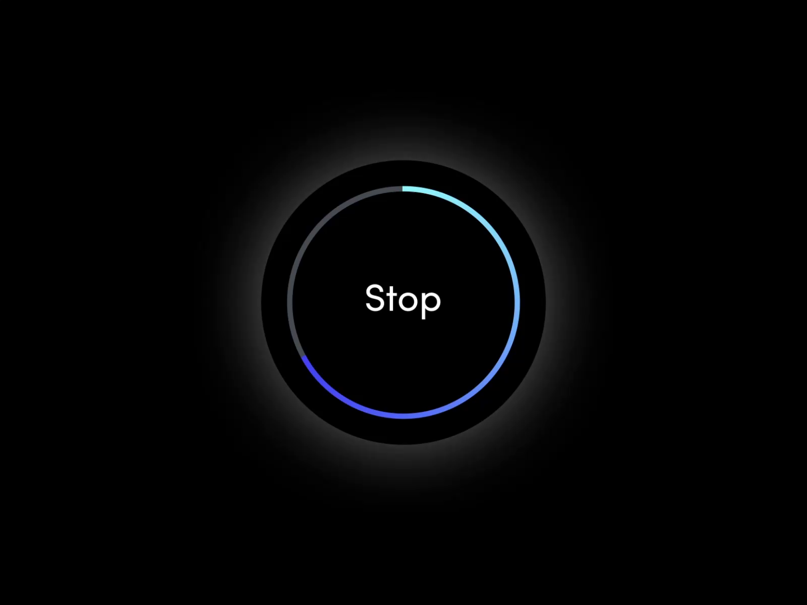 Fluid Animated UI Button Interaction With Time Visualization By 