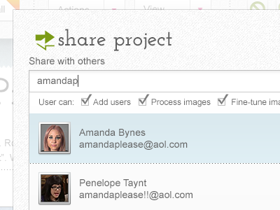 Share Project by Eric Livingston on Dribbble