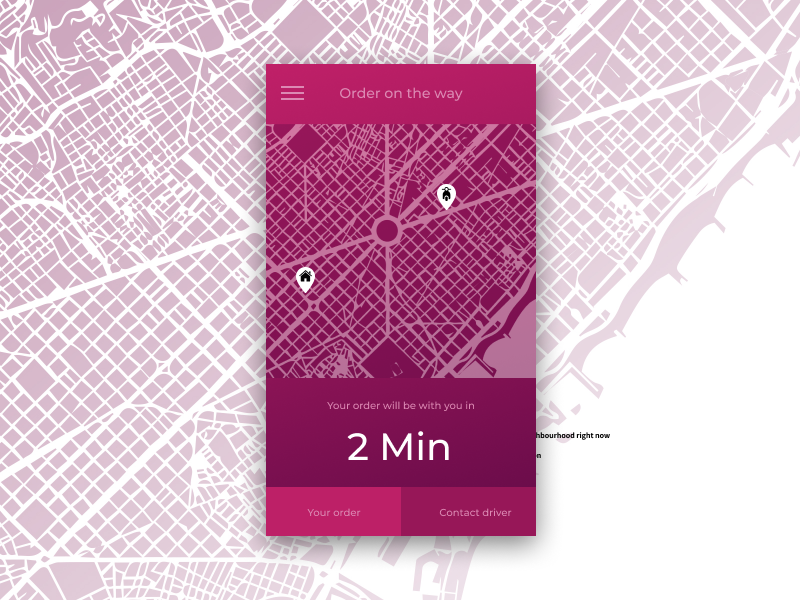 Daily Ui 20 - Location tracker by Natalié Schnelzer on Dribbble