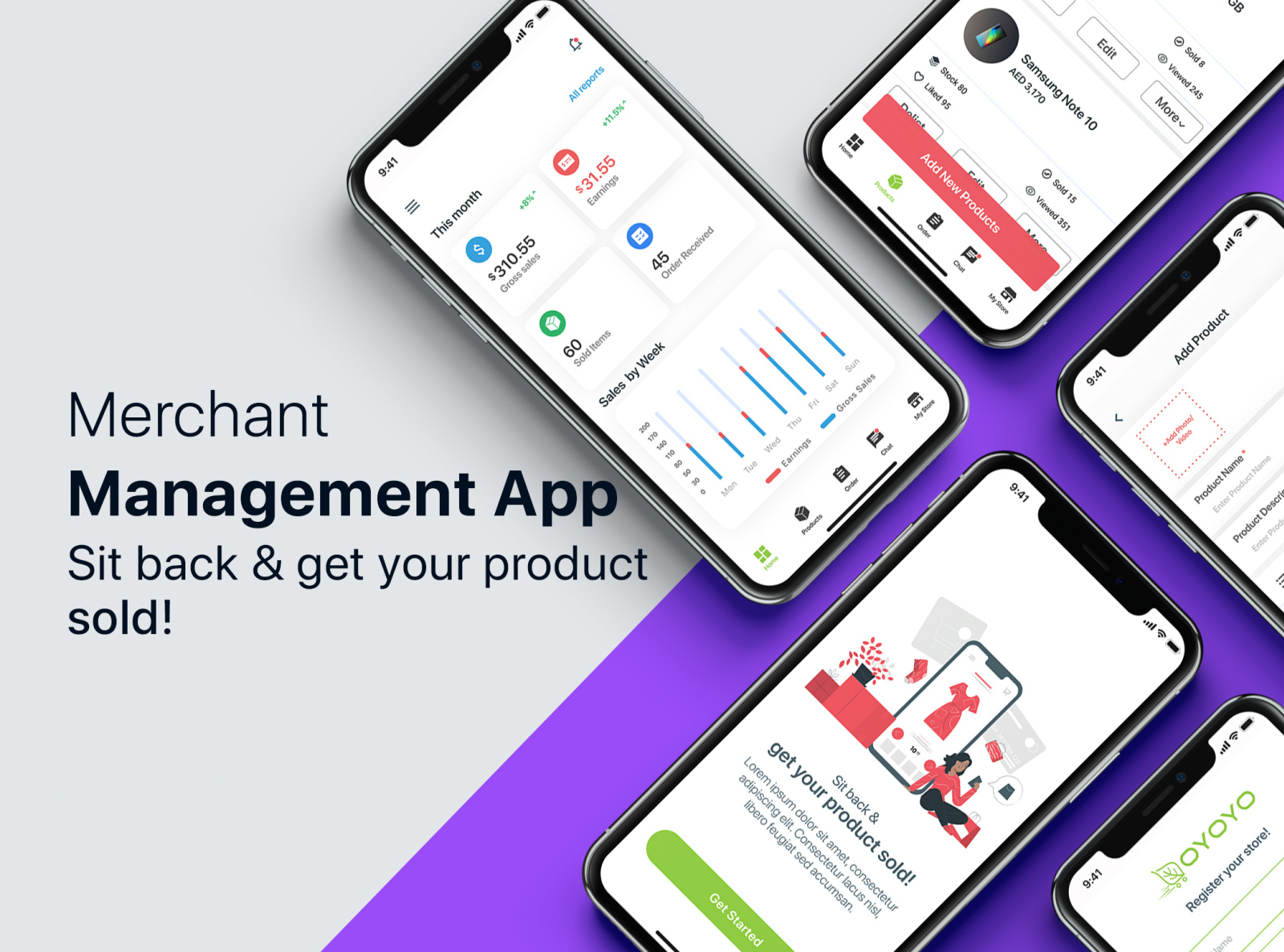 Merchant Management Mobile App by Partho Prothim Datta on Dribbble