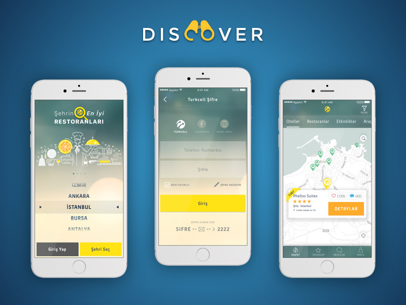 Discover APP by Bora Volkan Güler on Dribbble