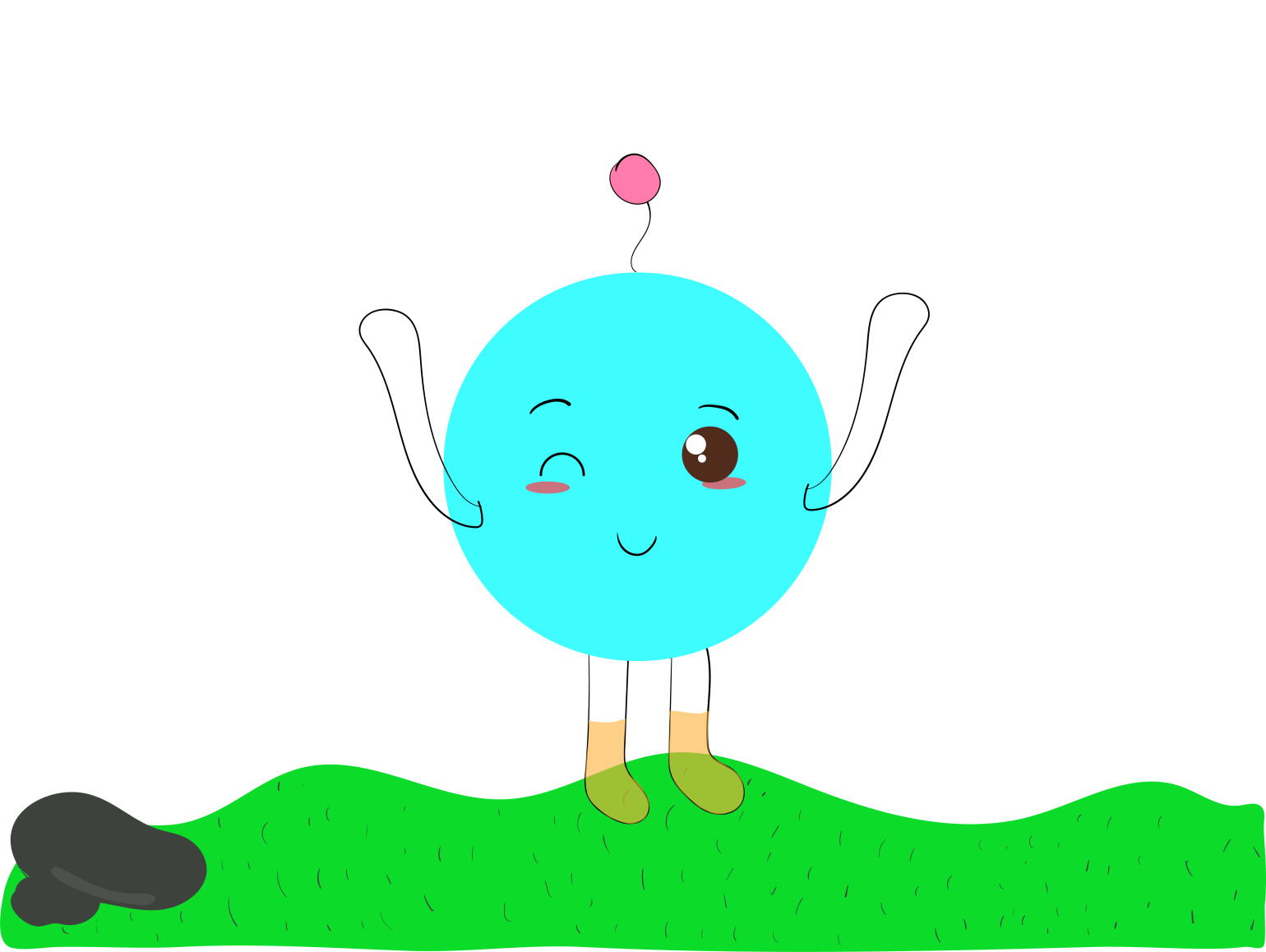 Blue blob by Snekha on Dribbble