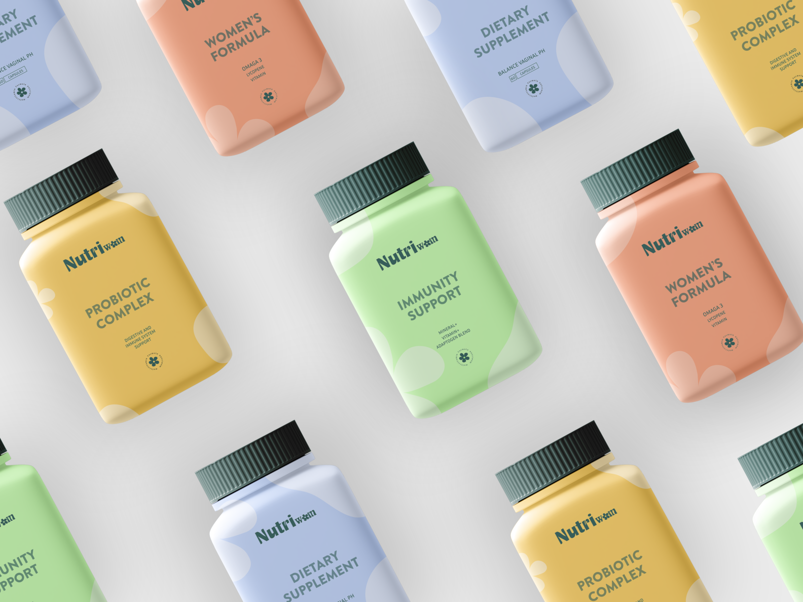 Nutriwom package design. by Snekha on Dribbble