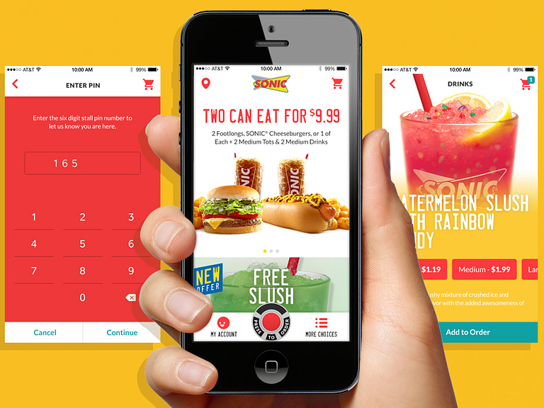 Sonic App Concepts by Phil Franks on Dribbble