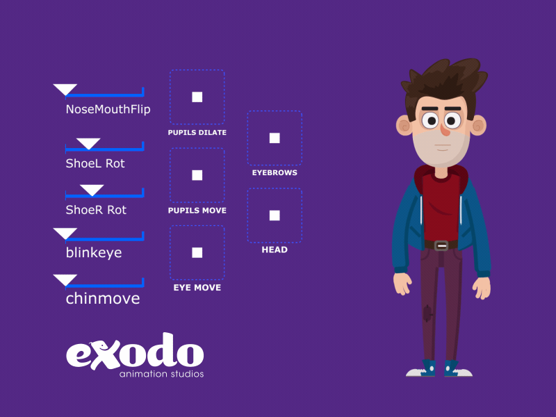 Dude Rig Test by Ezequiel Diaz de Leon on Dribbble