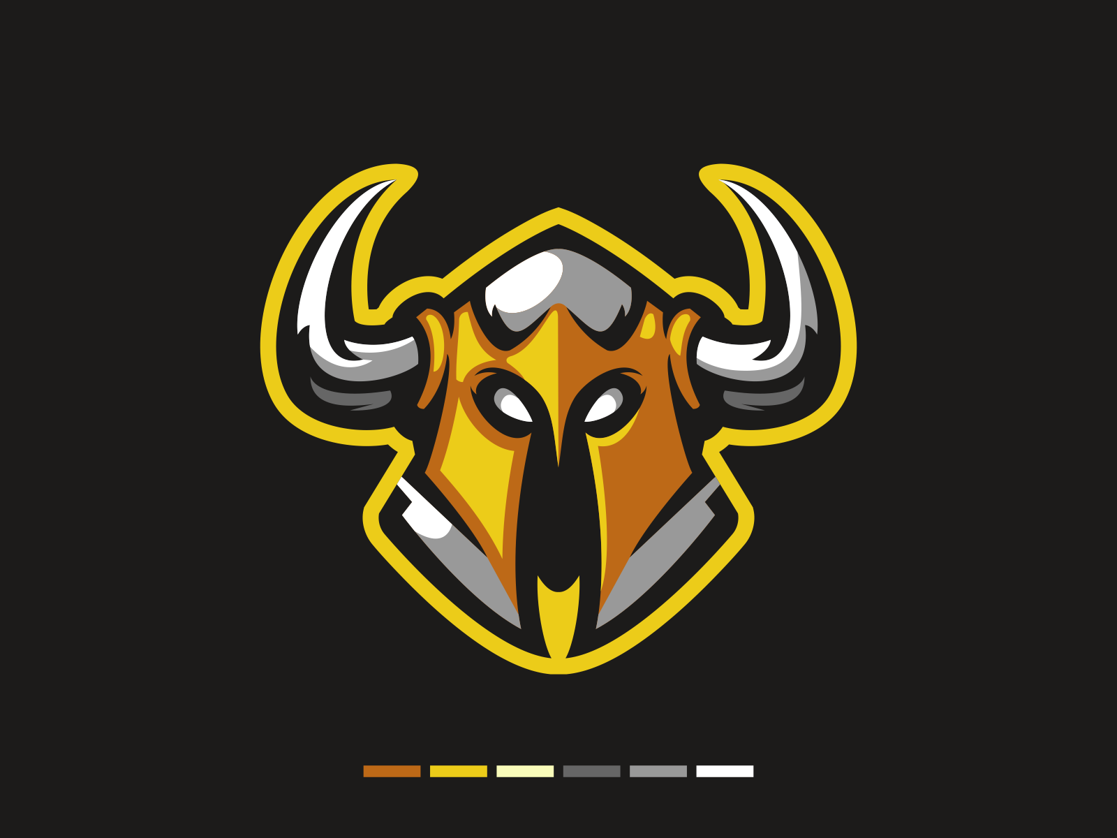 gold viking by van der praast on Dribbble