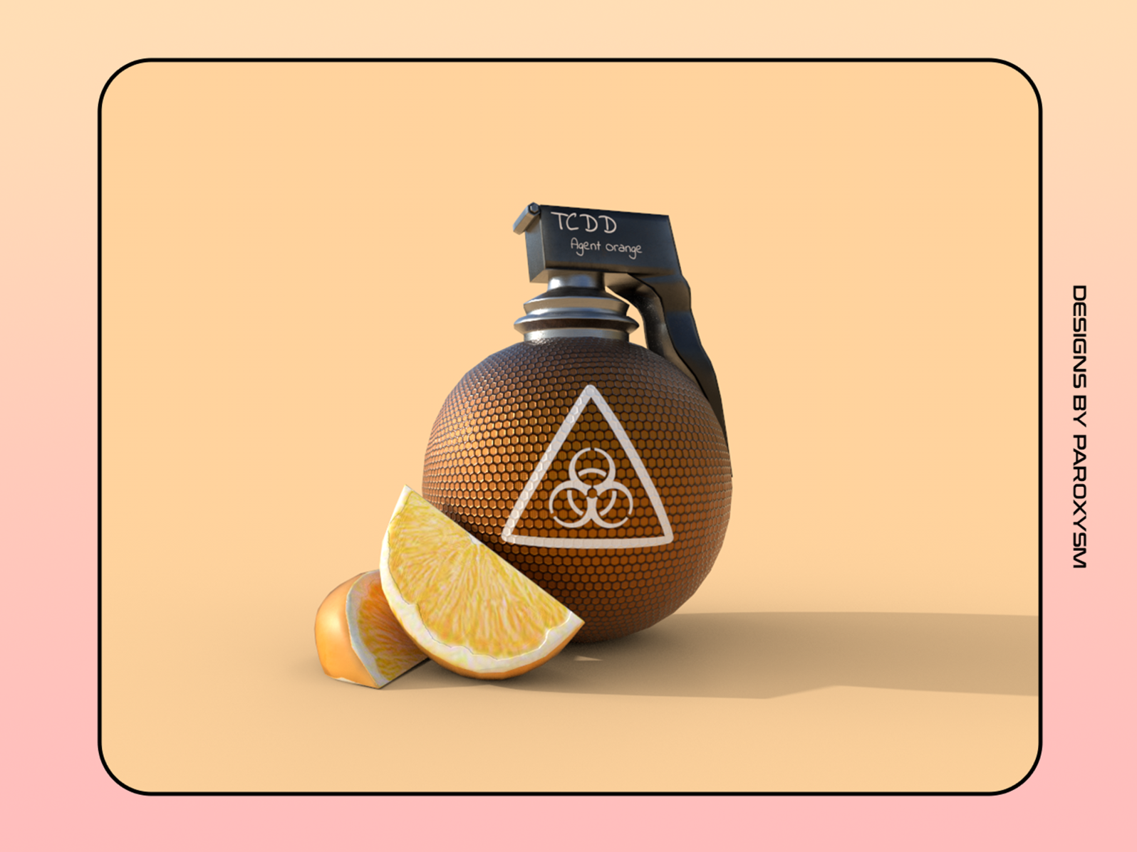Agent Orange | 3D Asset Design by Par0xysm on Dribbble