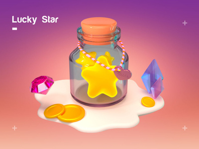 Lucky Star by Fei on Dribbble