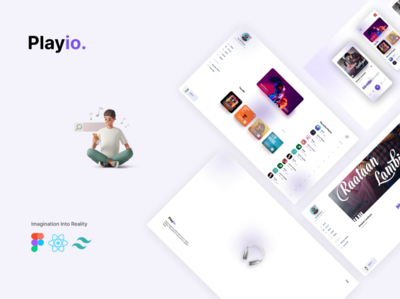 Playio Desktop UI Kit by Devin Fernando on Dribbble