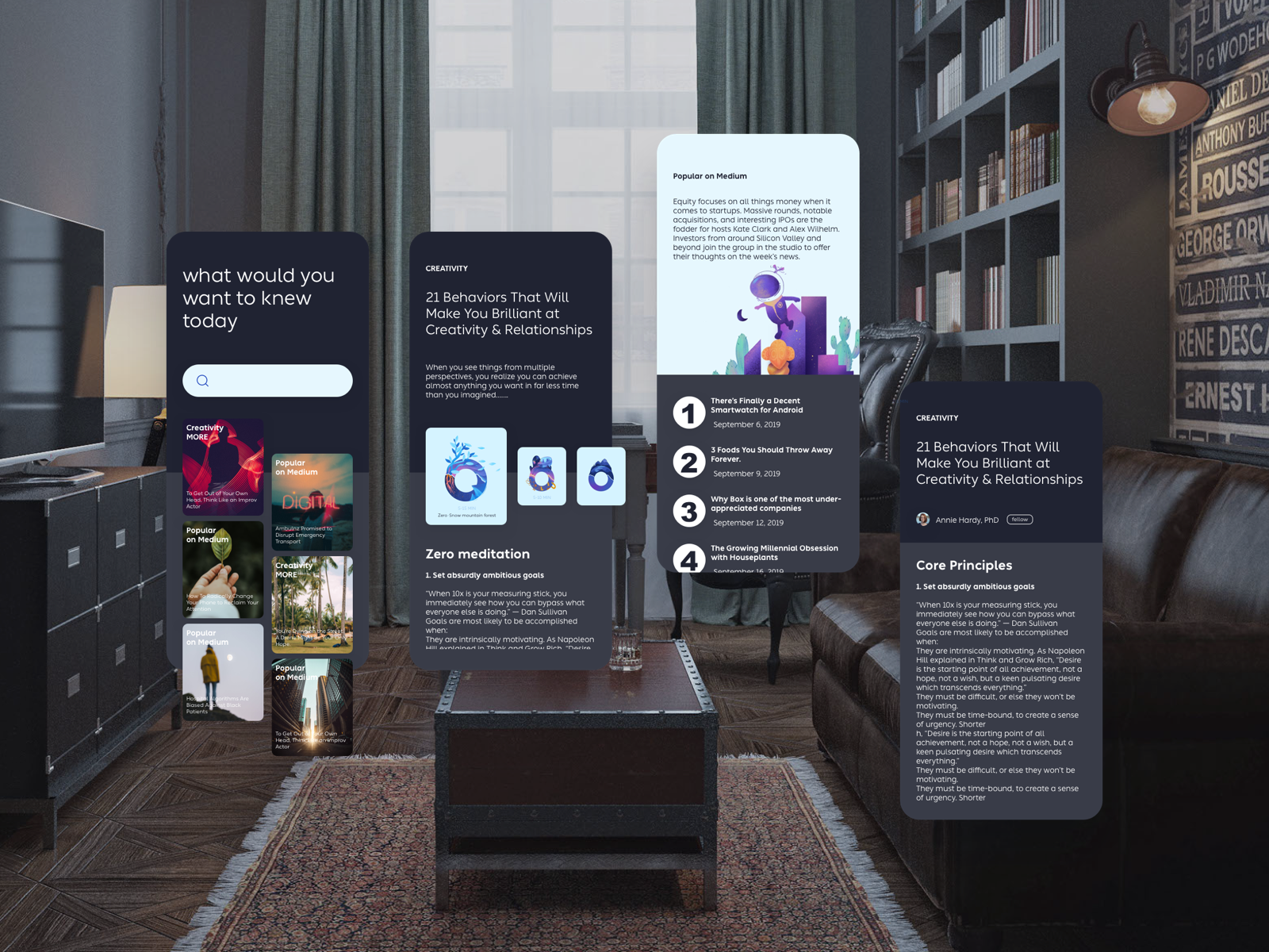 Mindfulness & learning by Annie on Dribbble