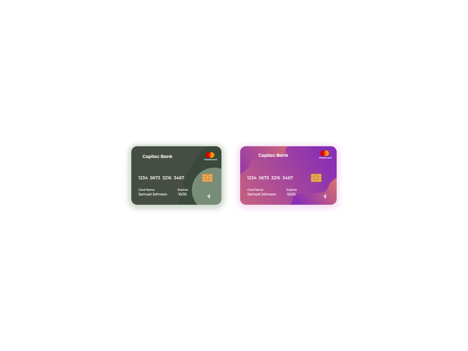 credit card design by stanley egbele on Dribbble